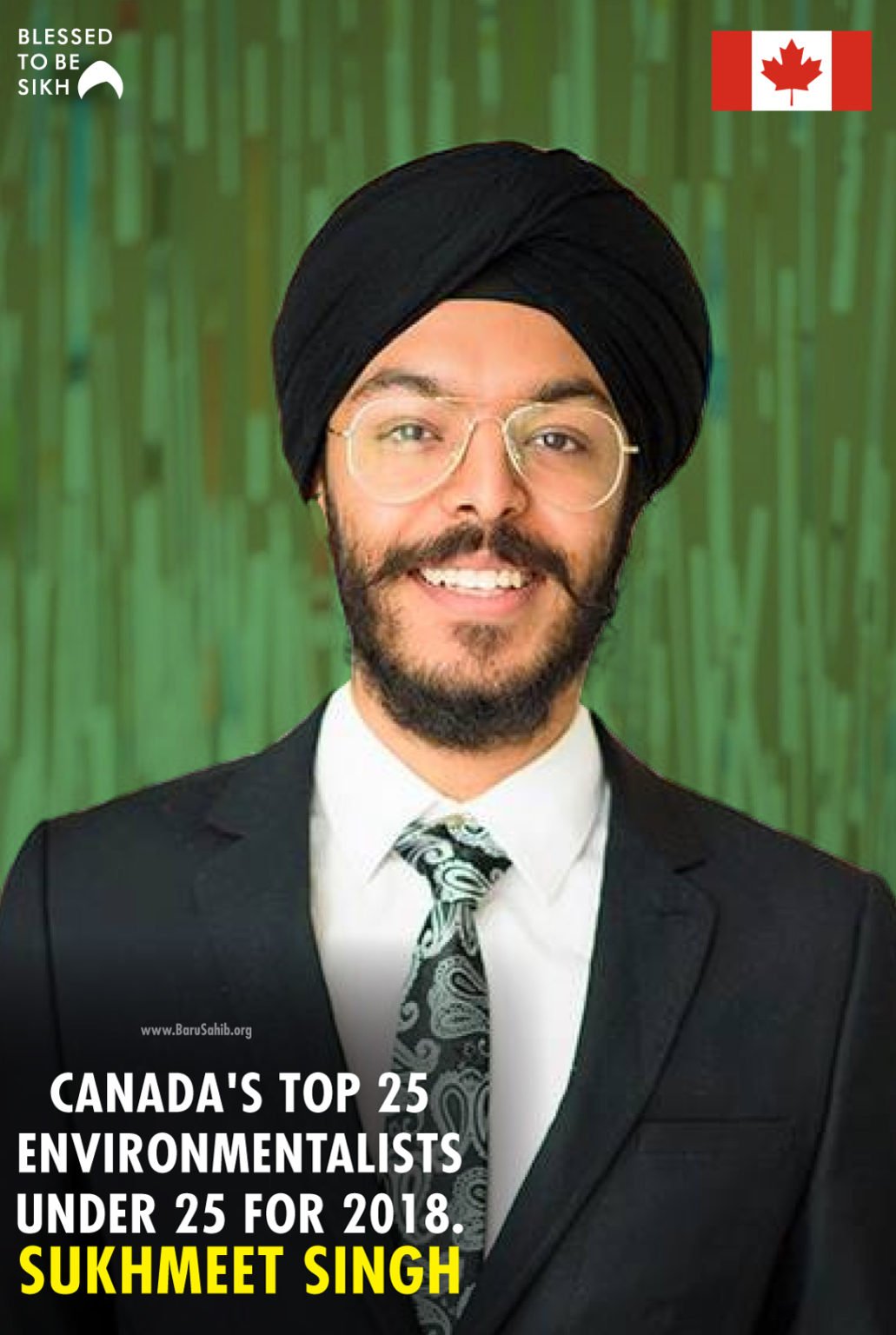Canada's Top 25 Environmentalists Under 25 for 2018.- Sukhmeet Singh ...