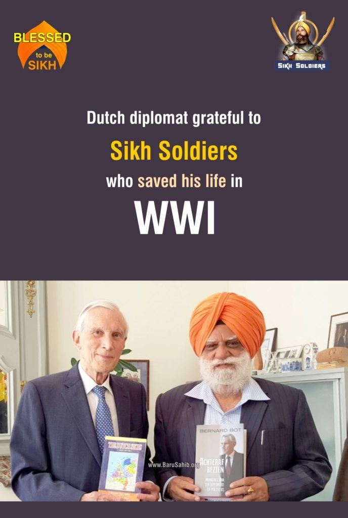 Dutch diplomat grateful to Sikh soldiers who saved his life in WWII ...