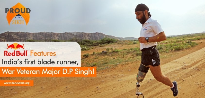 Red Bull Features India’s first blade runner, War Veteran Major D. P ...
