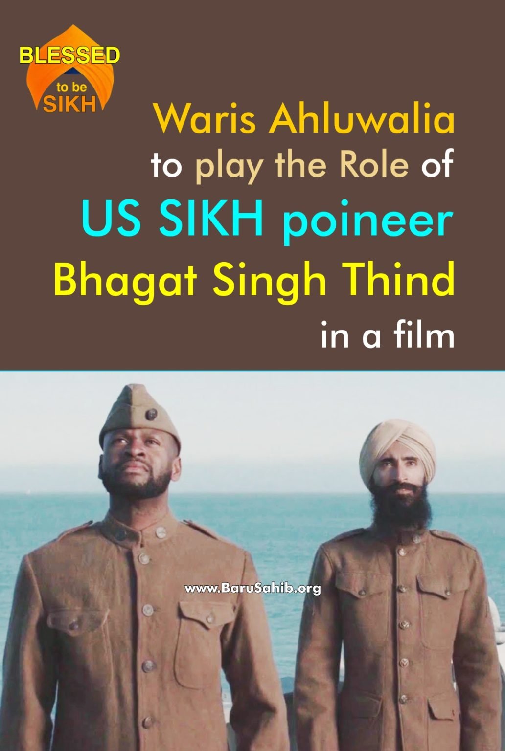 Waris Ahluwalia to play the Role of US SIKH poineer Bhagat Singh Thind ...